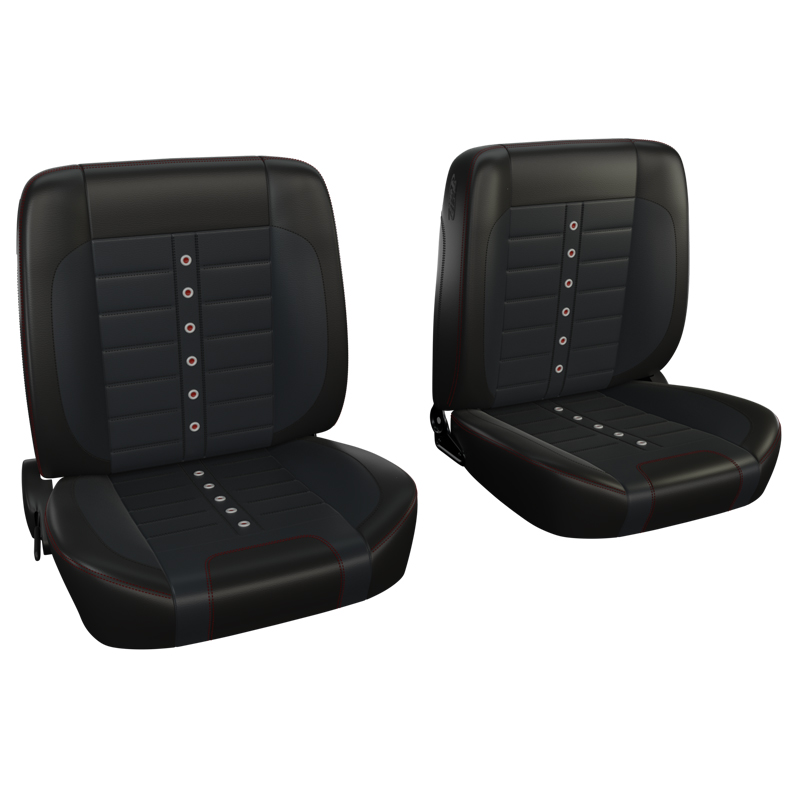 TMI Pro Classic Sport XR Seats Pair Custom Colors: Classic Car Interior