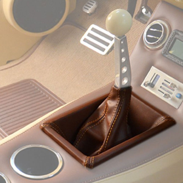 1955-57 Chevy Bel Air Tri-Five Console Shifter Bucket & Shift Boot ...