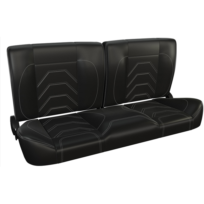 Chevy Truck TMI Truck Bench Seat Sport-S Split Back Wide Black, White ...