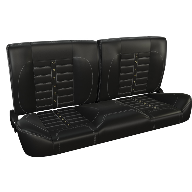 Pro-Series Universal SPORT-X Split Back Bench Seat, 55"-Black/White ...