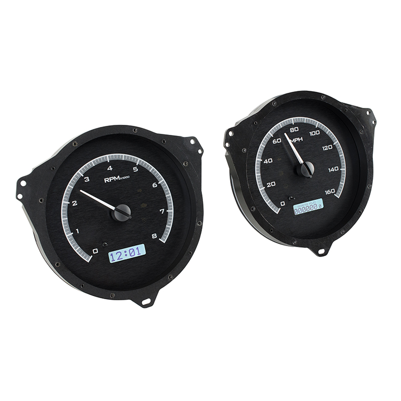 Dakota Digital 1968-77 Chevy Corvette VHX System, Analog Clock, Black ...