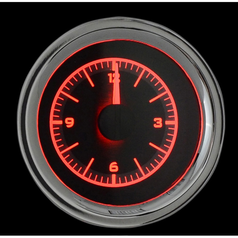 Dakota Digital 1958-62 Chevy Corvette Analog Clock, Black Alloy Style ...
