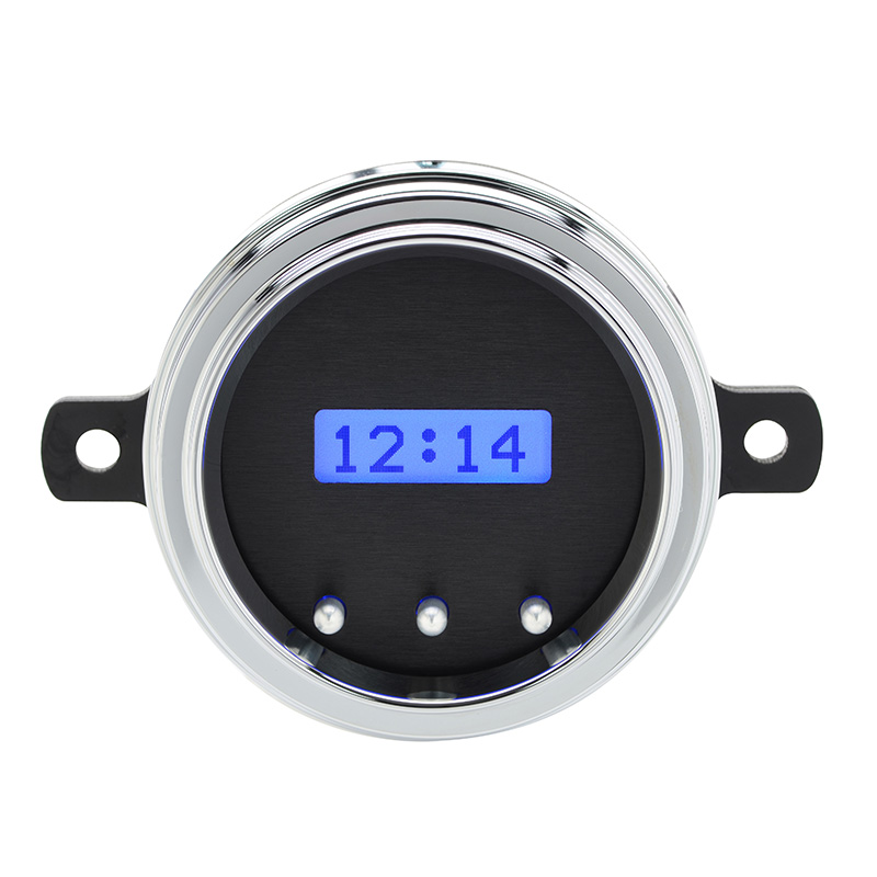 Dakota Digital 1949-50 Ford Car Digital Clock, Black Alloy Style Face ...