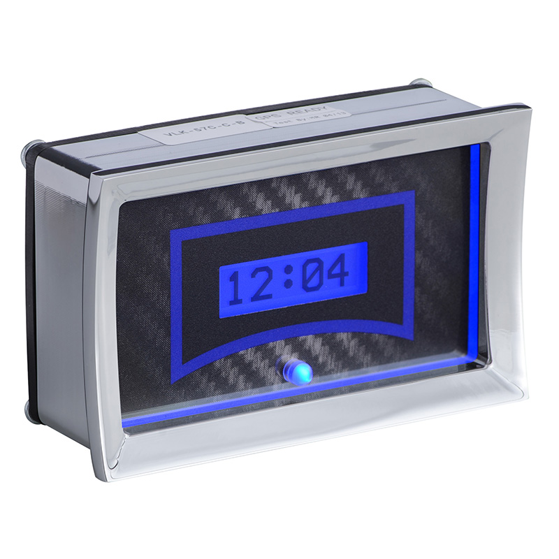Dakota Digital 1957 Chevy Car Digital Clock, Carbon Fiber Style Face ...
