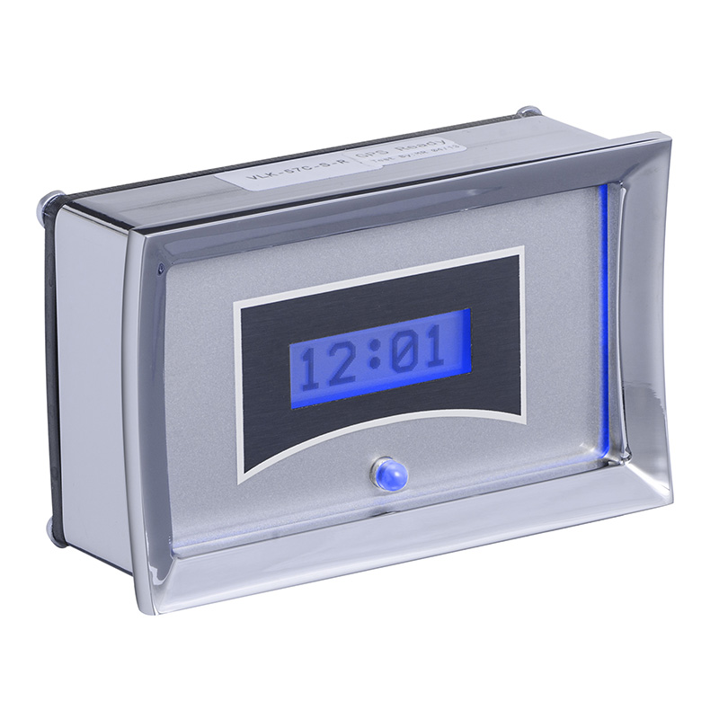 Dakota Digital 1957 Chevy Car Digital Clock, Silver Alloy Style Face ...